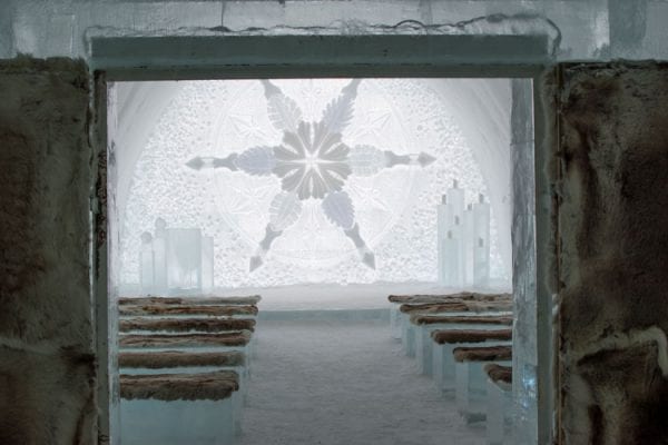 IJshotel in Zweden voor op je to do: Ice Hotel Jukkasjarvi