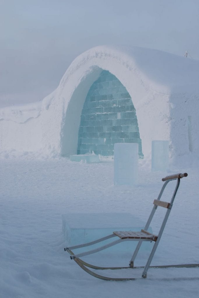 IJshotel in Zweden voor op je to do: Ice Hotel Jukkasjarvi
