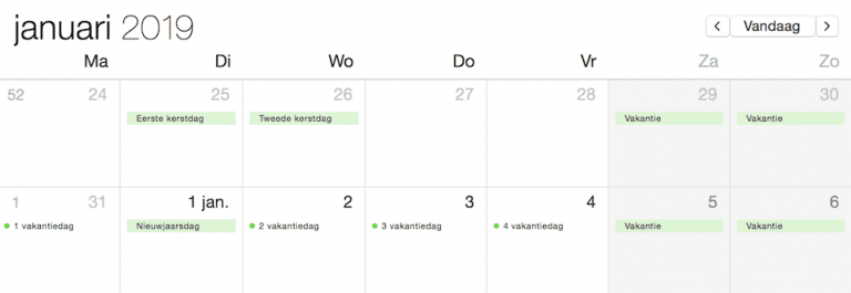 Meer vakantiedagen in 2019? Zo krijg je 55 vrije dagen