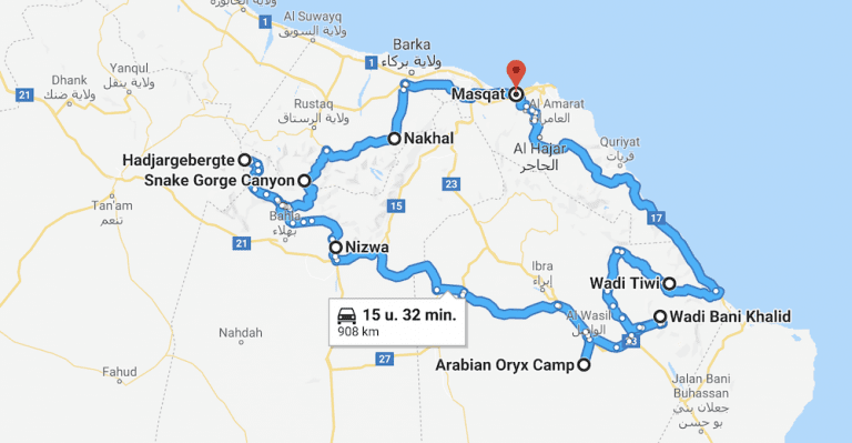 Rondreis Oman: Een ultieme route voor 1 week Oman